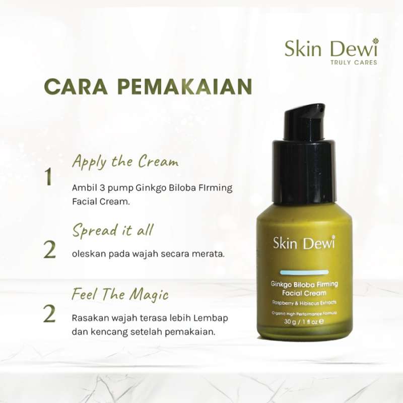 Ginkgo Biloba Firming Facial Cream